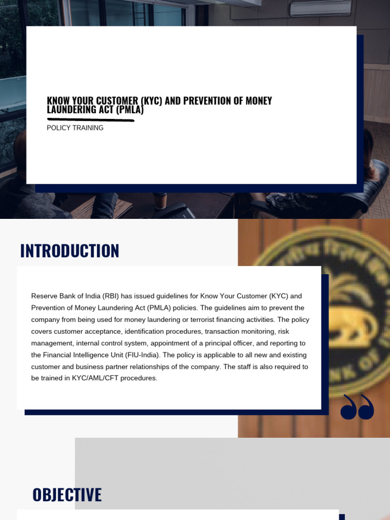 KYC & AML Policy Training | PDF | Business