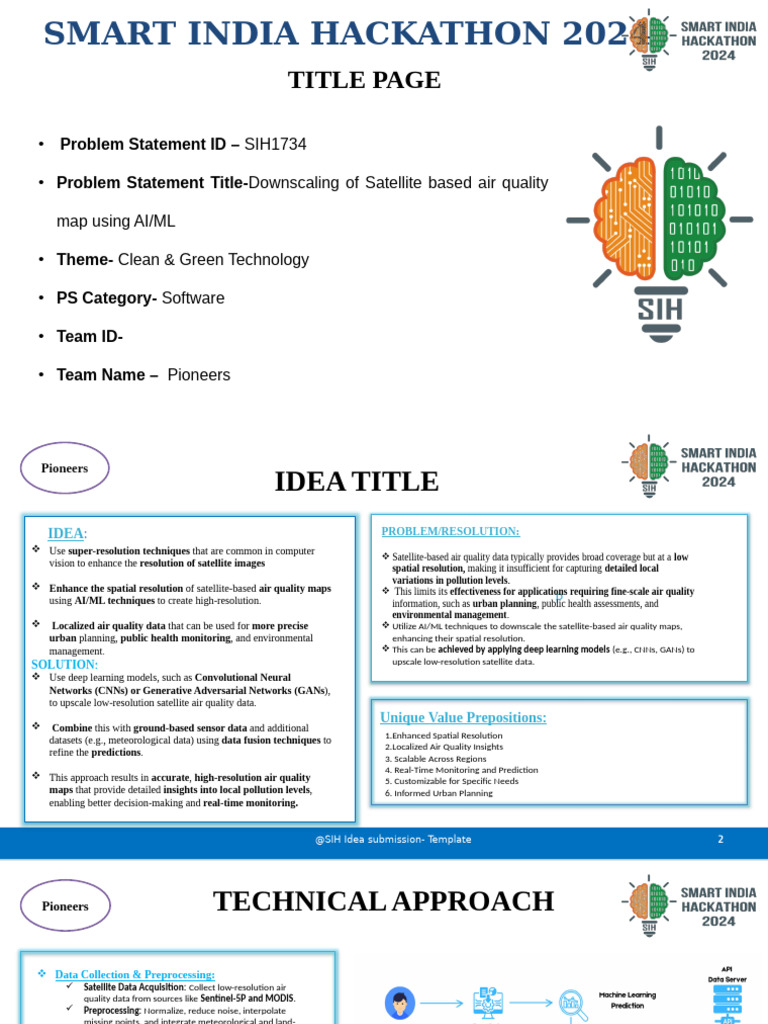 SIH 2024 (Pioneers) 1 | PDF | Machine Learning | Artificial Intelligence