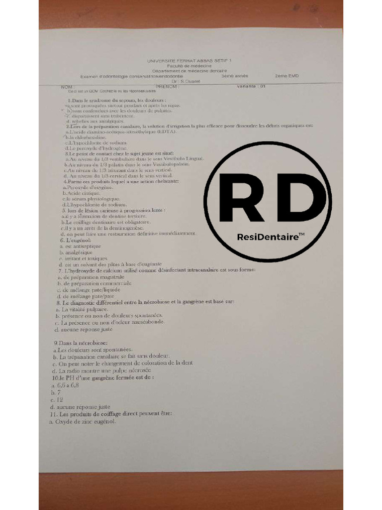 OCE 3 Eme Annee Setif 2023 EMD2 | PDF