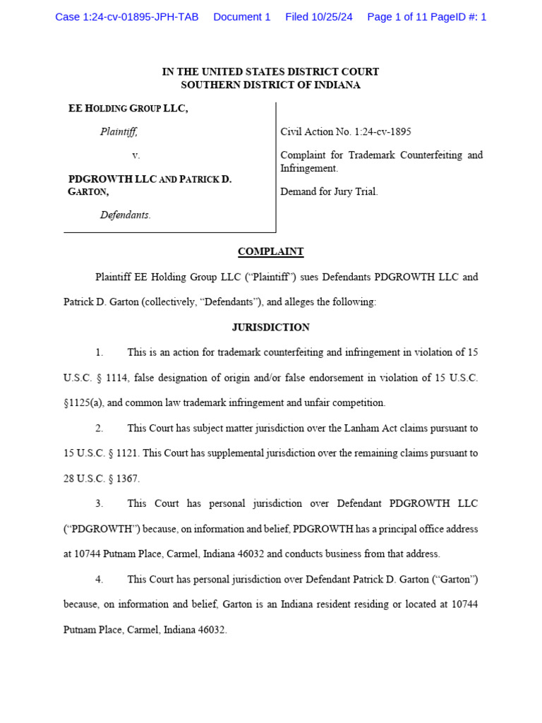 EE Complaint | PDF | Legal Remedy | Damages