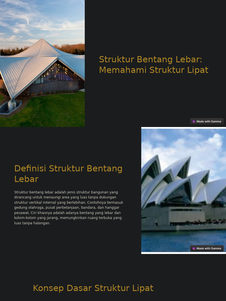 Struktur Bentang Lebar Memahami Struktur Lipat | PDF | Komputer