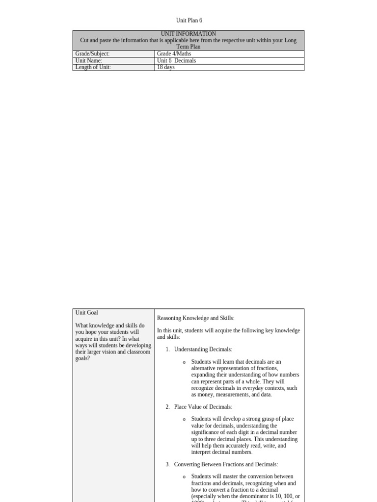 Math UP 6 Class 4 | PDF | Rounding | Decimal