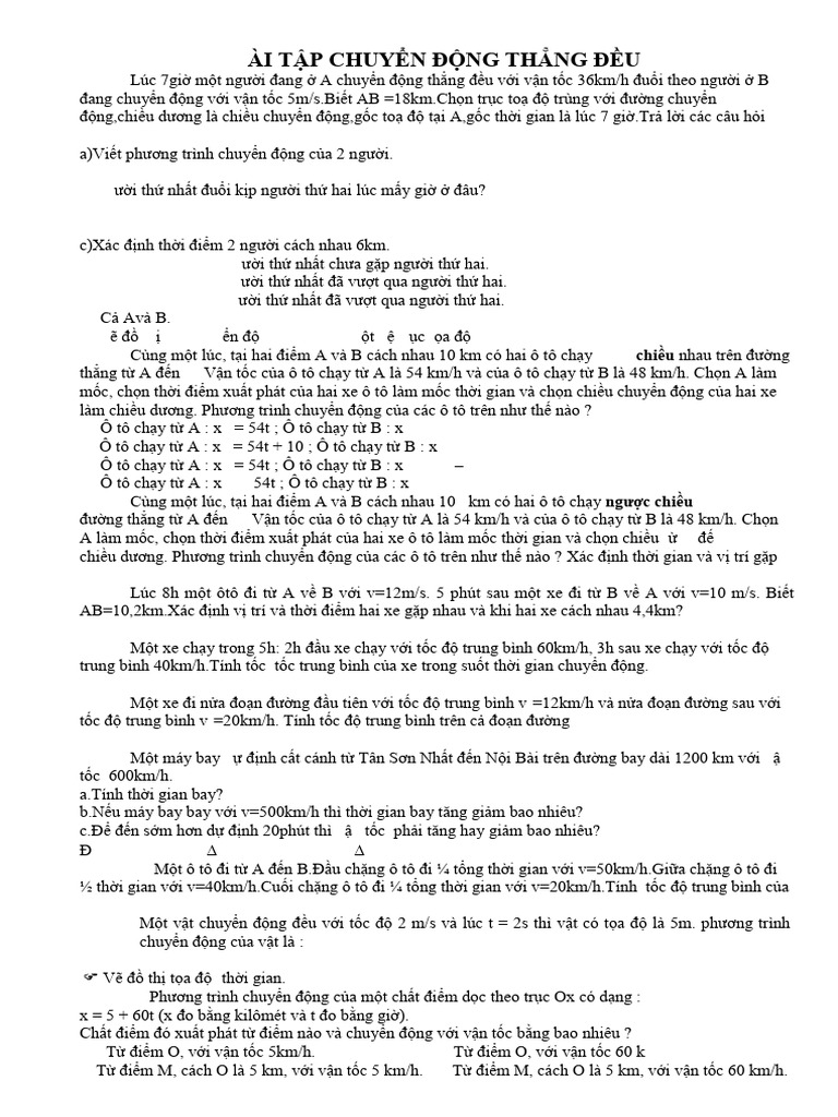 1.CĐ thẳng đều - 2022 - in | PDF