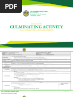 HUMSS - Culminating Activity CG - 1 PDF | PDF | Humanities | Social Science