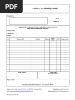 Sarf Malzeme Talep Formu 2025 | PDF