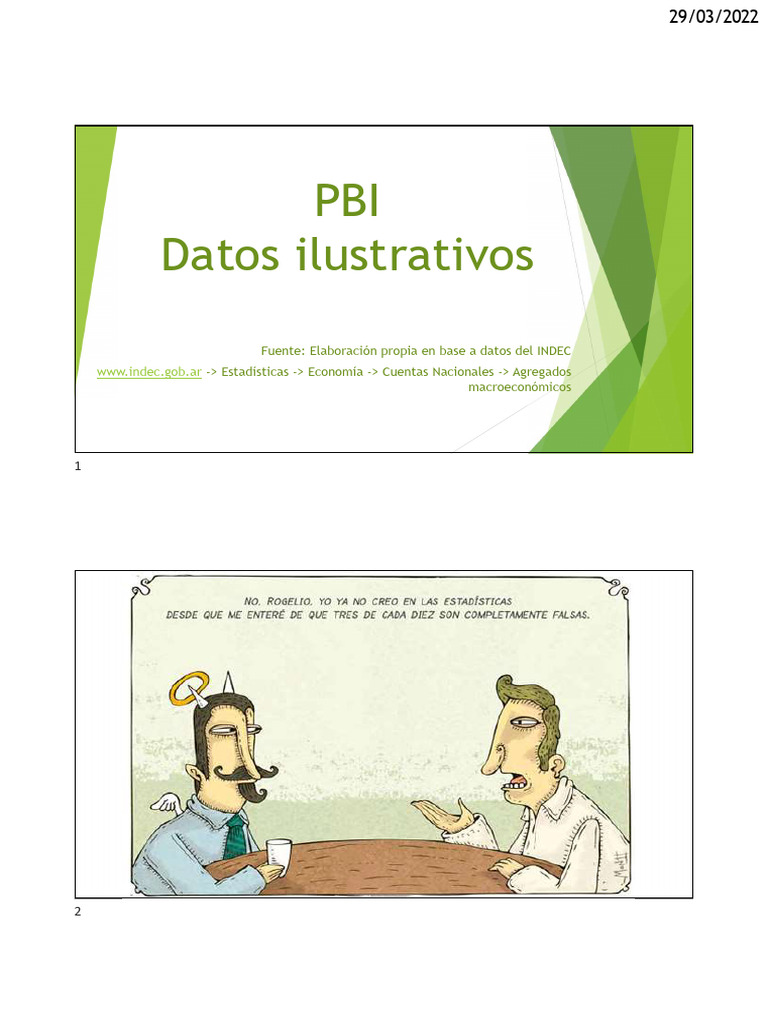 Pbi - Datos Indec | PDF | Producto Interno Bruto | Inversiones