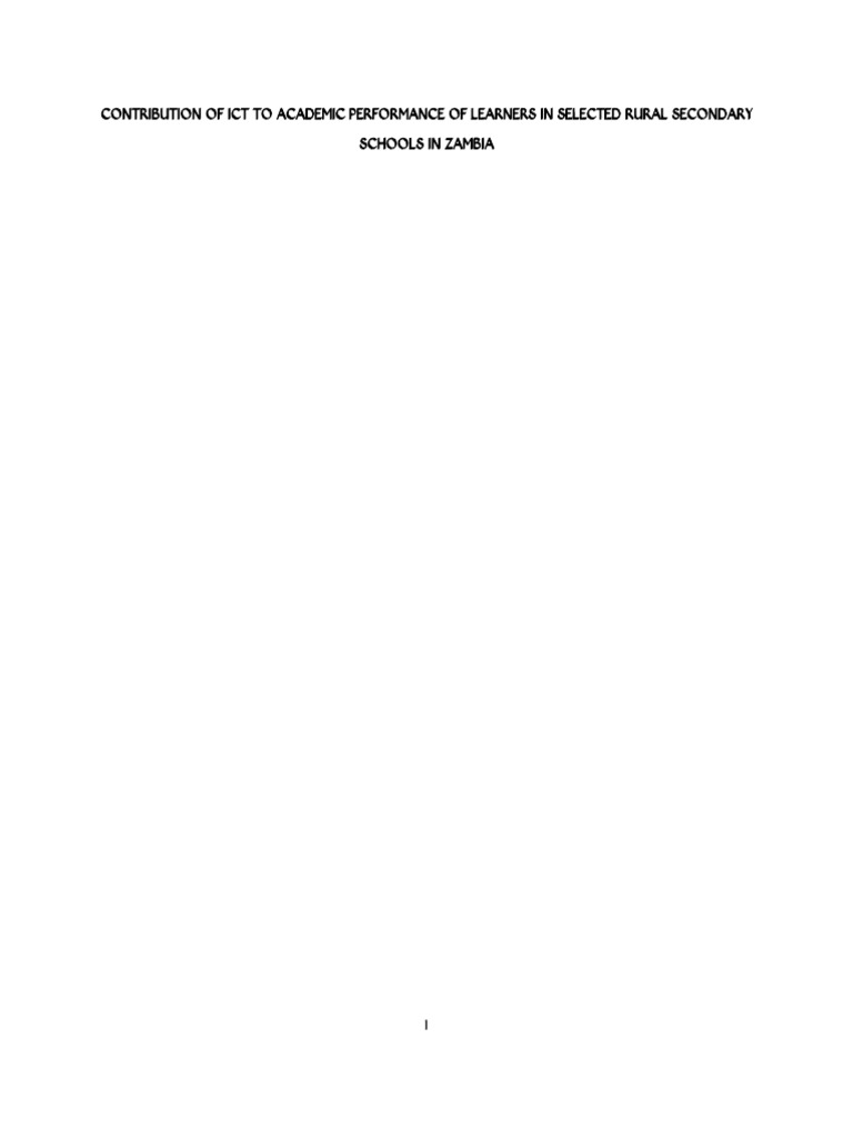 Research Pro ICT With Questionnaire | PDF | Educational Technology ...