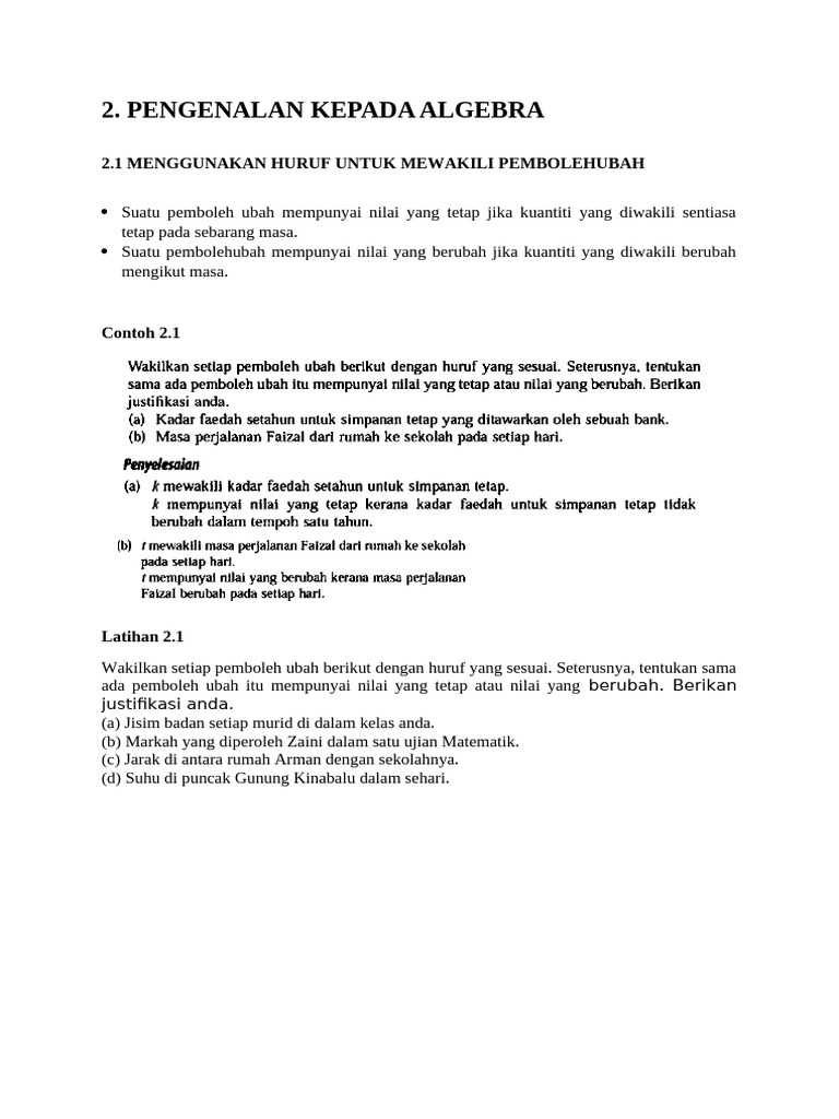 Modul Math Topik 2 | PDF