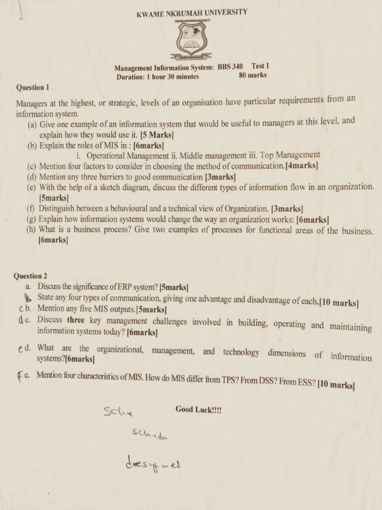 Management Information System | PDF