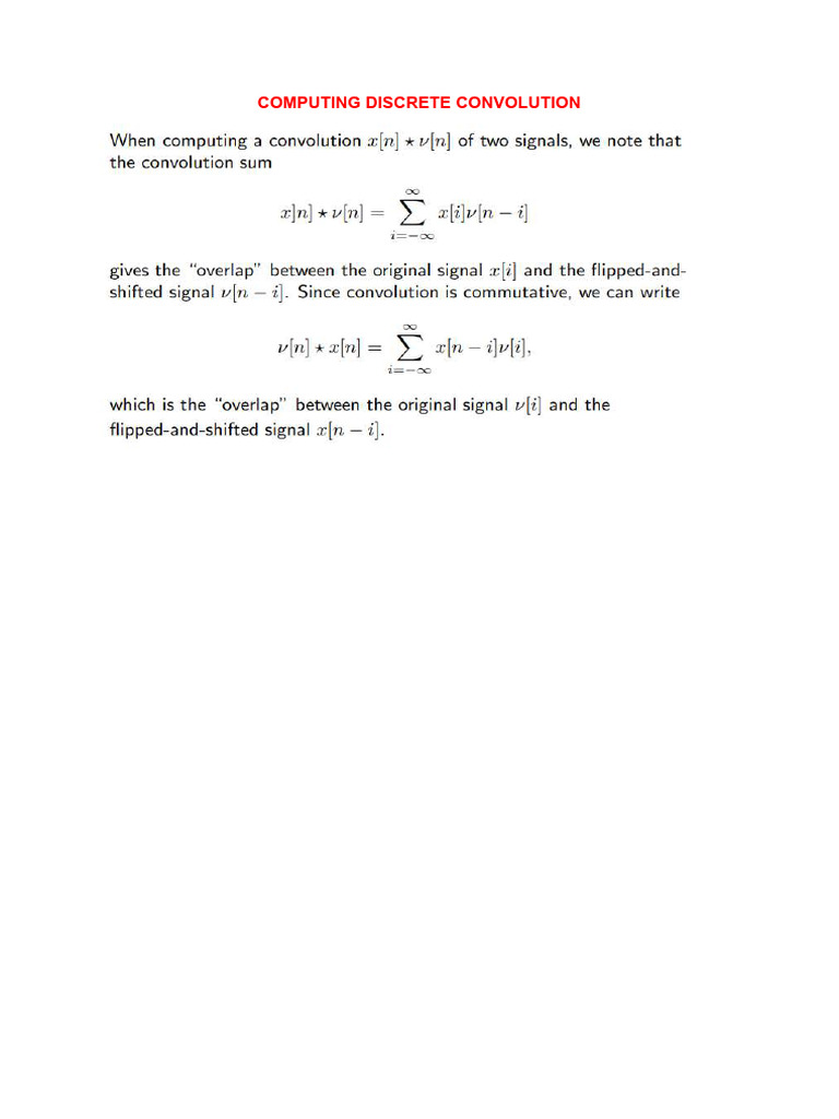 Convolution_Examples | PDF