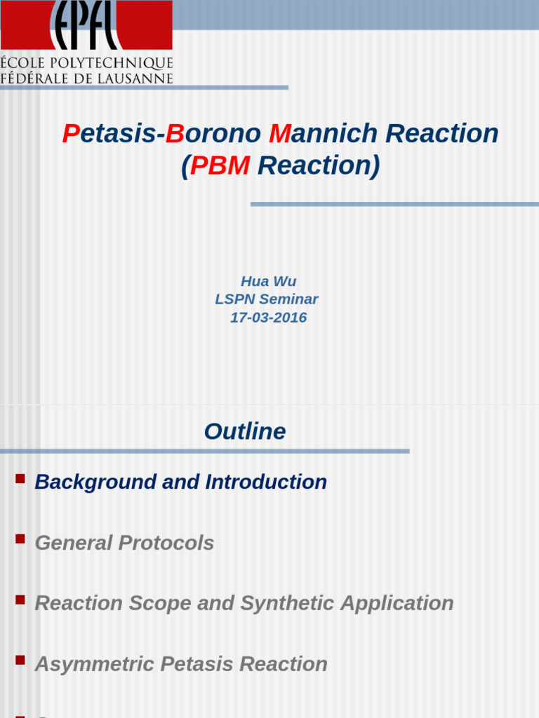 Petasis-Reaction-17 03 2016 | PDF | Carboxylic Acid | Chemical Reactions