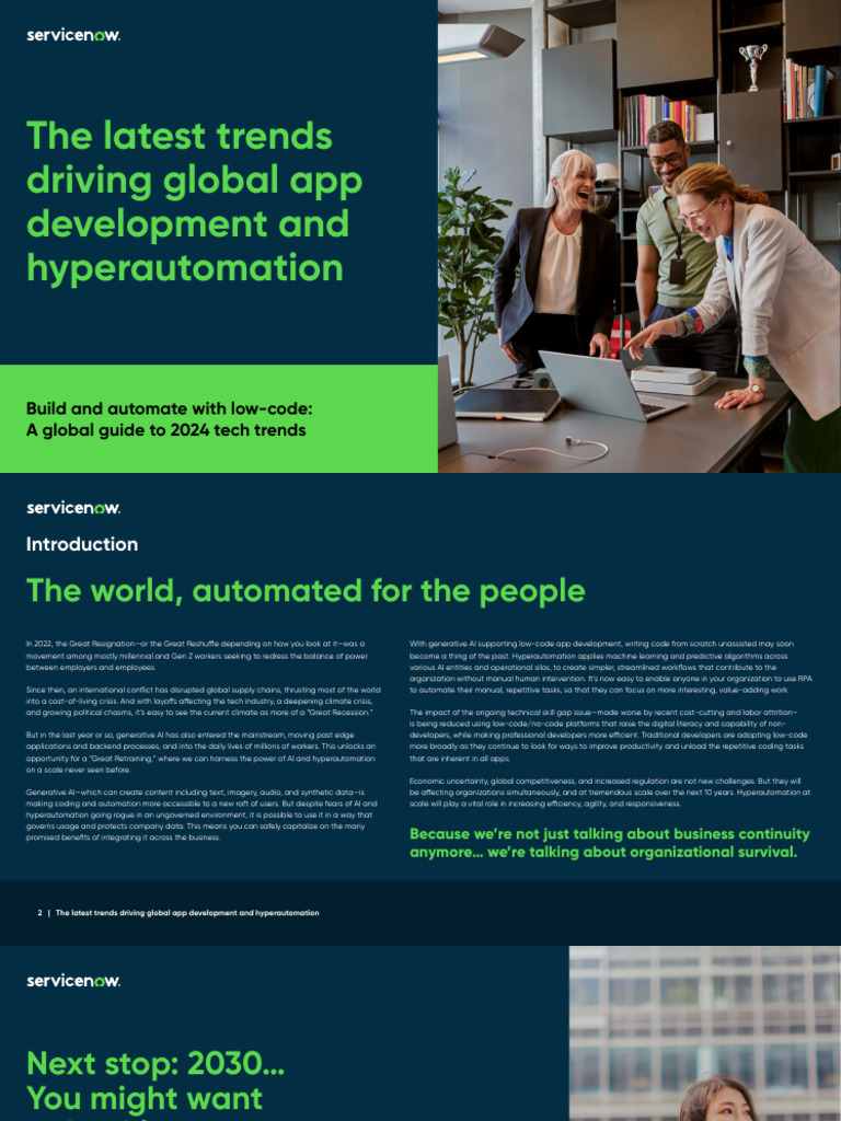 2024 Trends in App Development & Automation | PDF | Automation ...