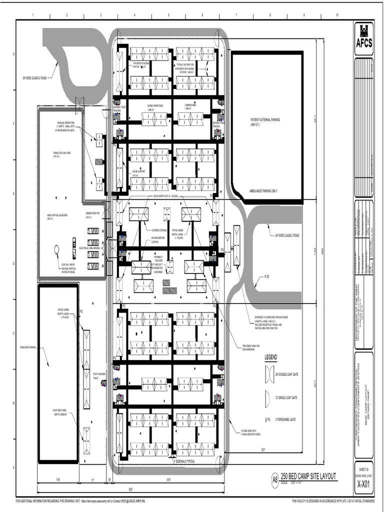 Medical Tent Layout Overview | PDF