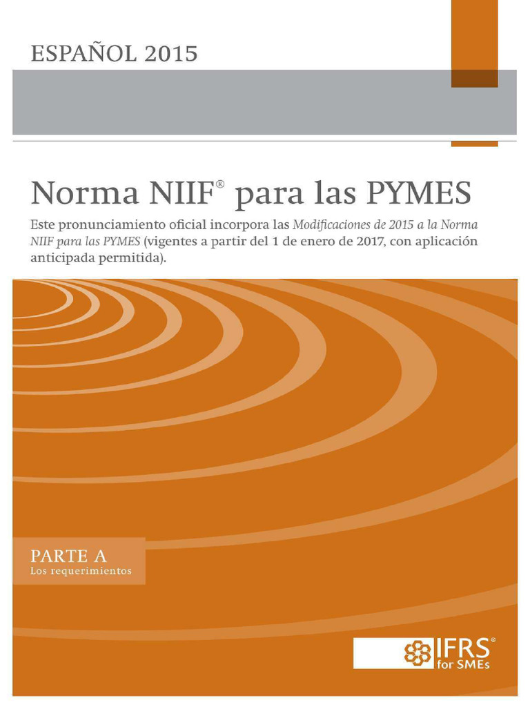 Niif para Pymes 2015 | PDF