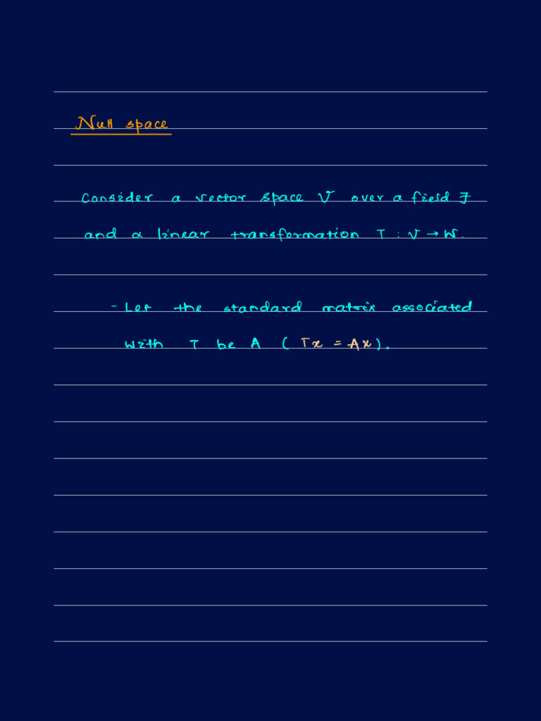 EE650 L8 | PDF | Linear Subspace | Linear Map