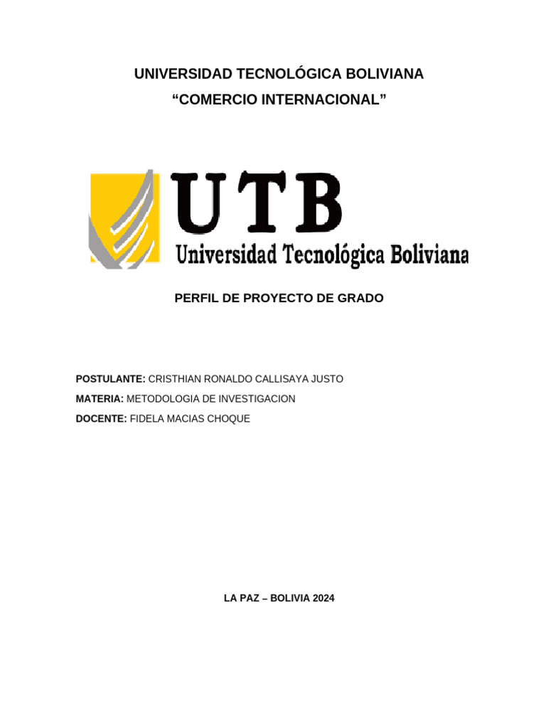 Proyecto Terminado | PDF | Marketing | Calidad (comercial)