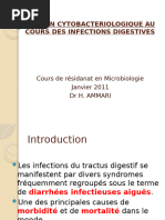 Examen de coproculture des selles | PDF | Salmonelle | Bactérie