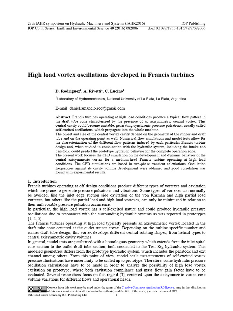High_load_vortex_oscillations_developed | PDF | Computational Fluid Dynamics | Vortices