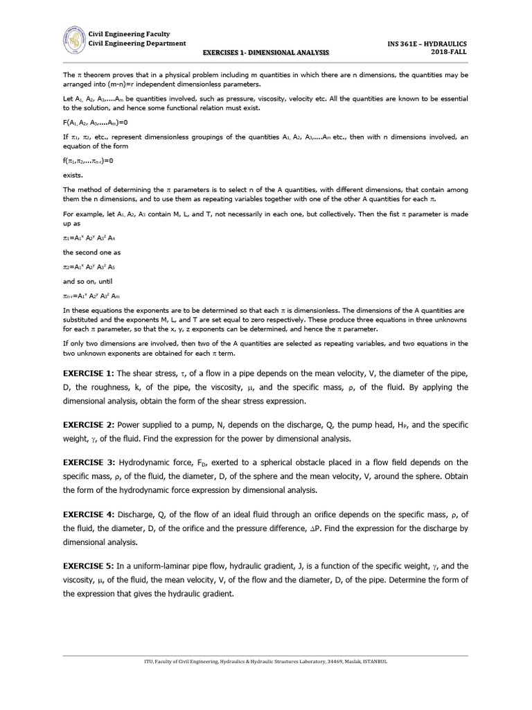 Exercise_1 | PDF | Fluid Dynamics | Fluid Mechanics