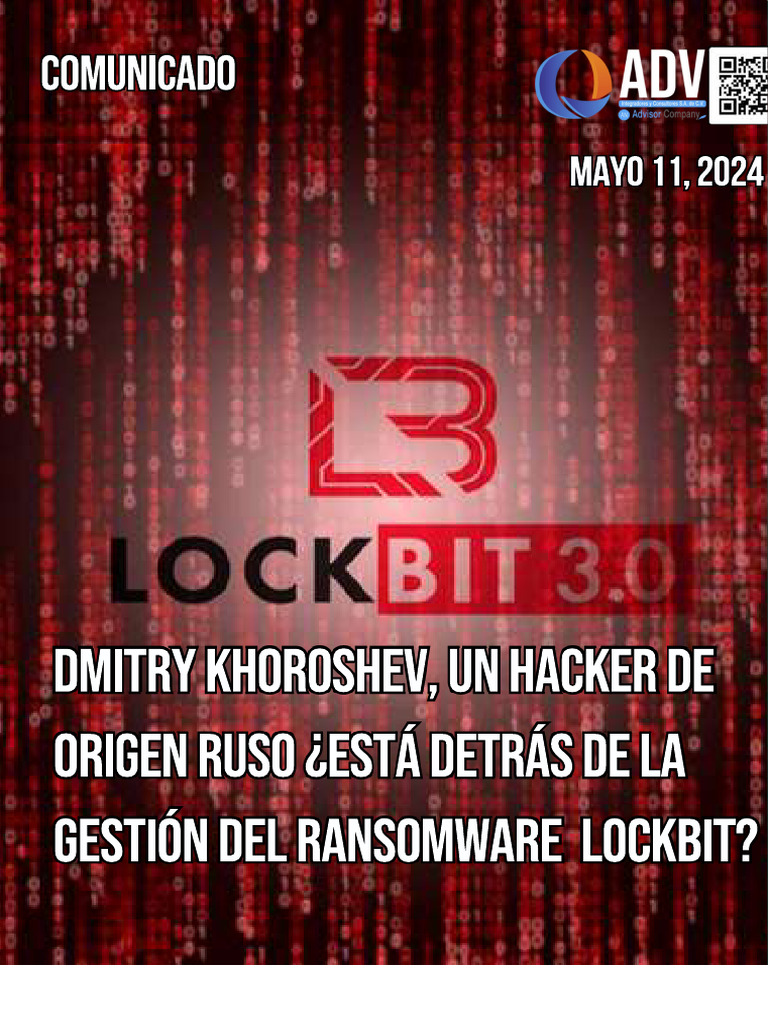 Comunicado RANSOMWARE LOCKBIT | PDF