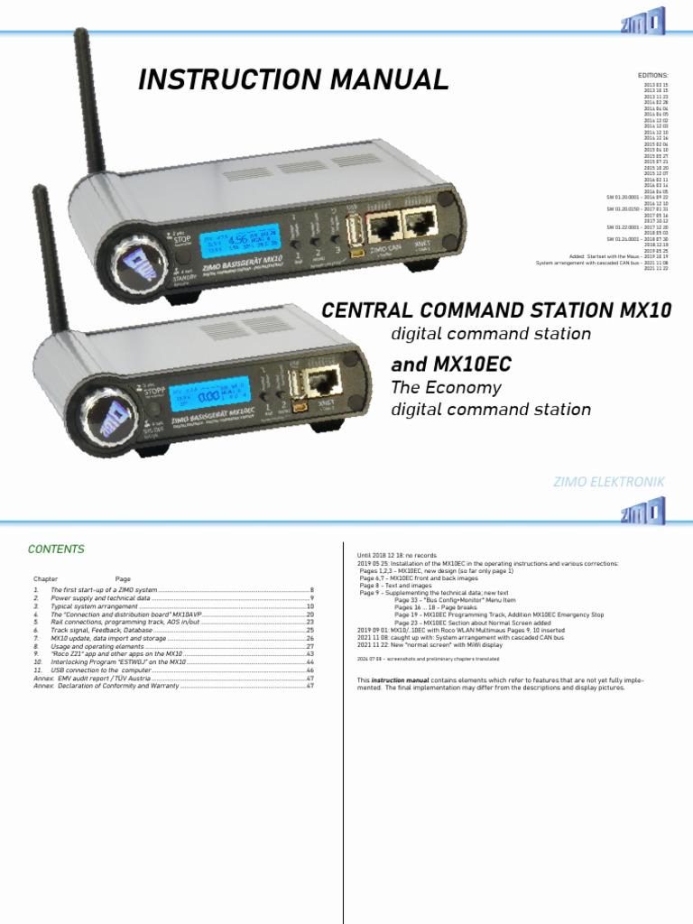 MX10 en | PDF | Power Supply | Direct Current