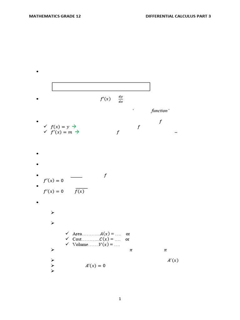 6. Gr 12 Calculus Part 3 | PDF | Area | Volume