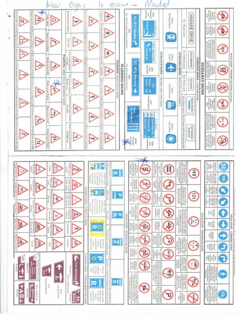 New Trafiic Signs-1 | PDF