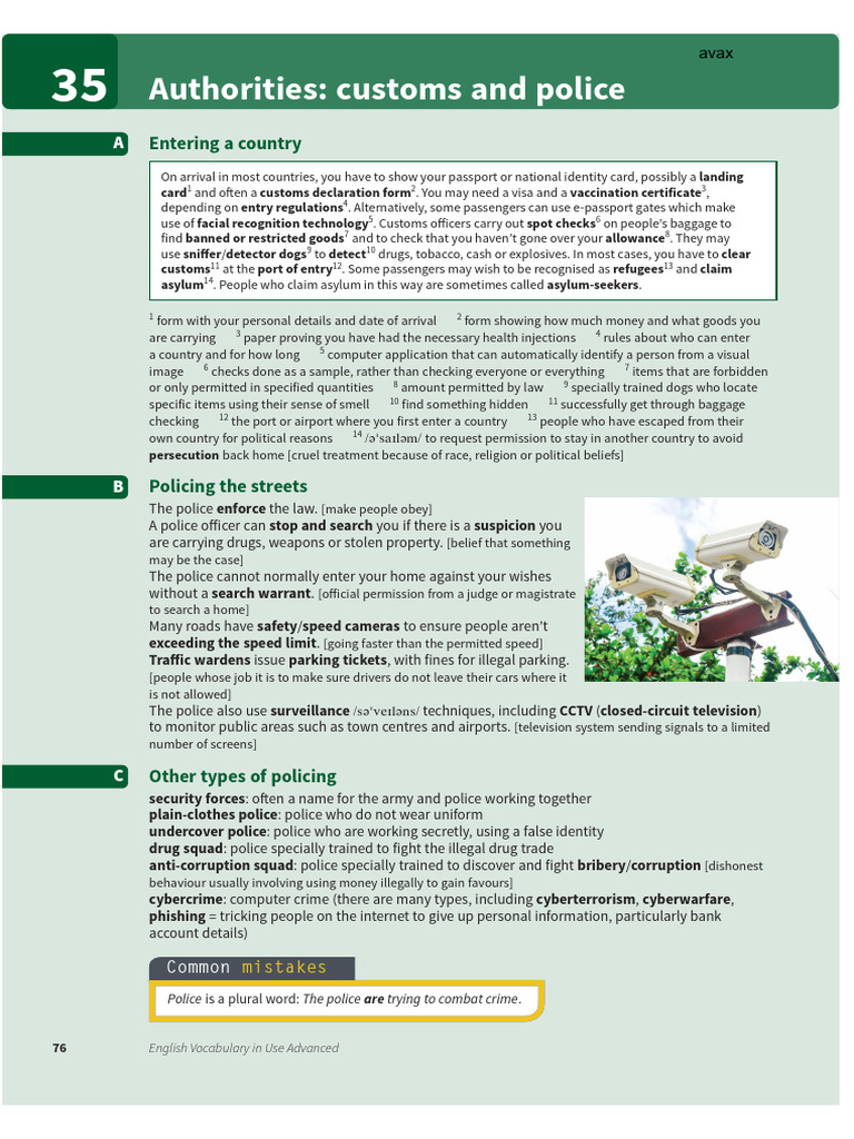 Customs and Police Entry Regulations | PDF | Police | Closed Circuit ...