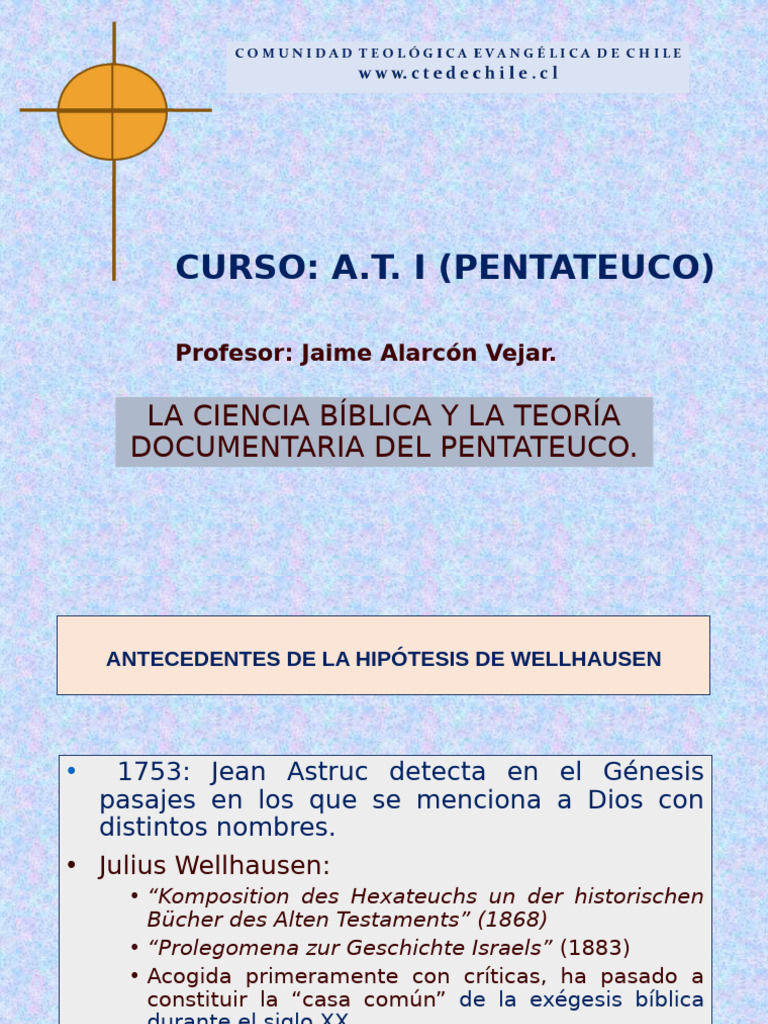 Redacción Del Pentateuco | PDF | Moisés | Diez Mandamientos