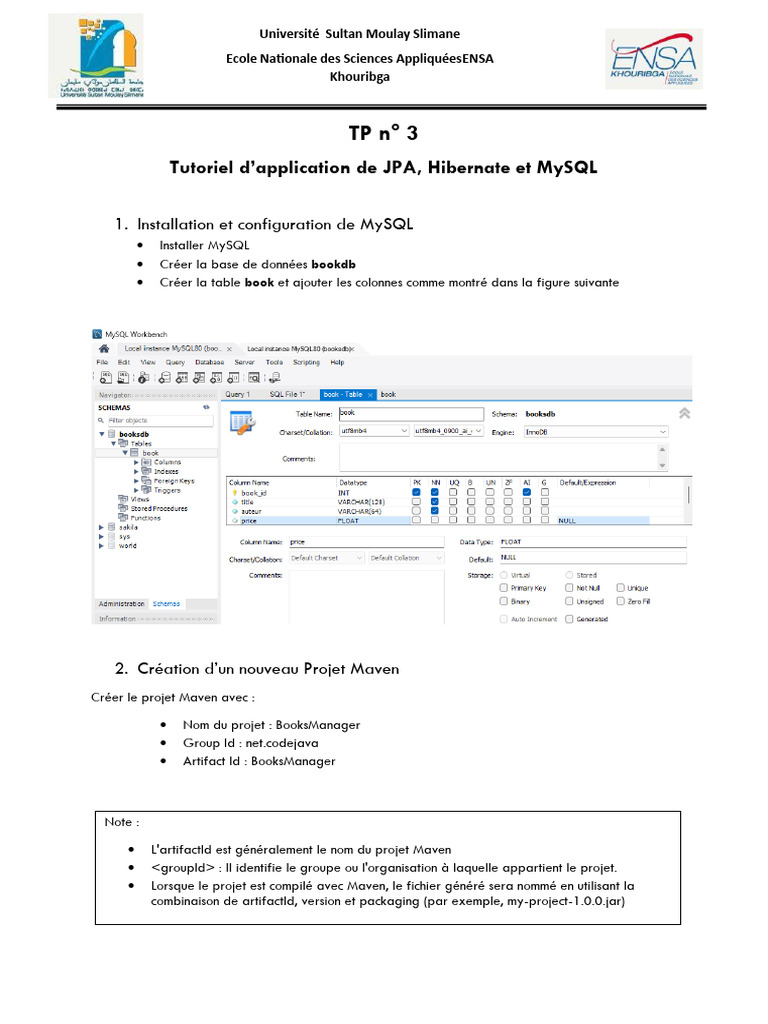 Java Ee TP 3 Jpa | PDF | Programmation informatique | Bases de données