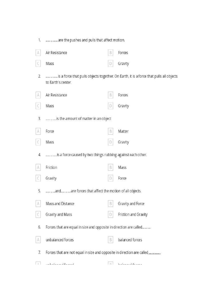 Force Assignment | PDF