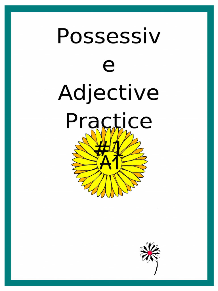 Possessive adjective.- Practice | PDF | Bedroom