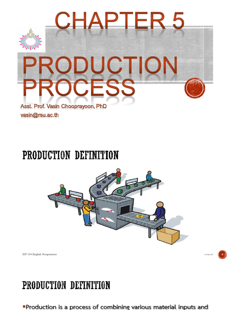 Chapter 5 Production Process | PDF | Lean Manufacturing | Efficiency