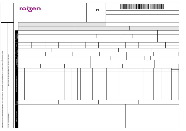 Modelo de Nota Fiscal | PDF | Documentos empresariais | Contabilidade