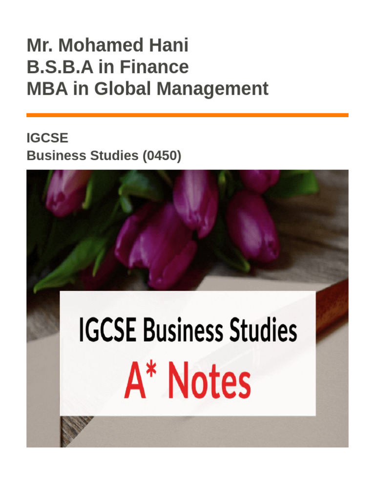 Igcse Notes | PDF | Social Science