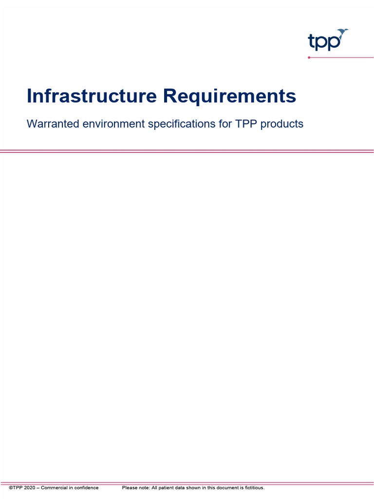 TPP-End-User-Warranted-Environment-Specification | PDF | Desktop Virtualization | Computer Network