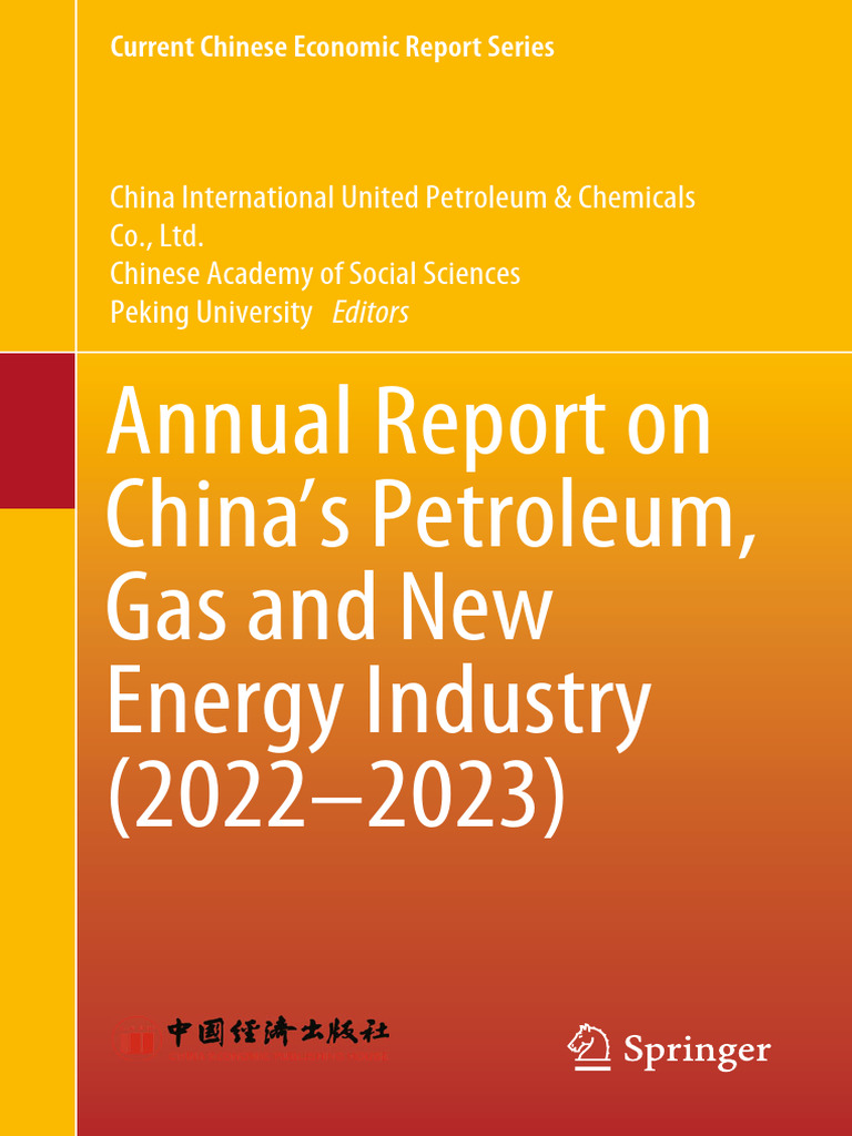Annual Report On China's Petroleum, Gas and New Energy Industry (2022 ...