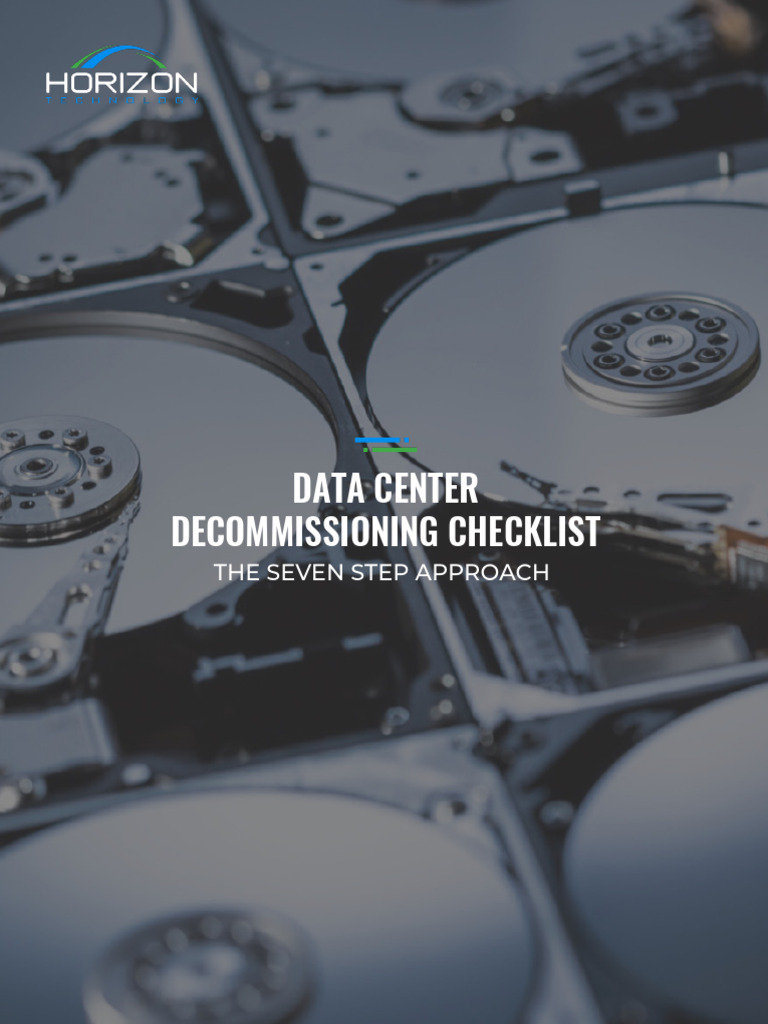 Horizon E Book Data Center Decommissioning Checklist WEB | PDF ...