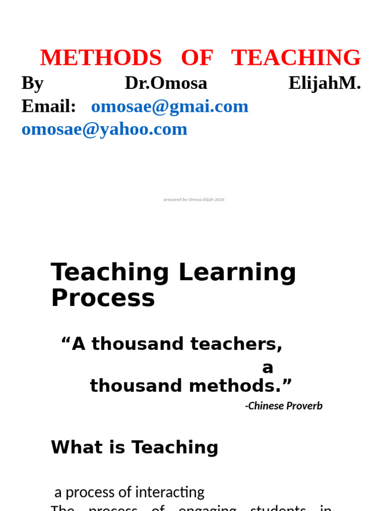 EDCI 321 METHODS OF TEACHING | PDF | Teaching Method | Learning EDCI 321 METHODS OF TEACHING | PDF | Teaching Method | Learning