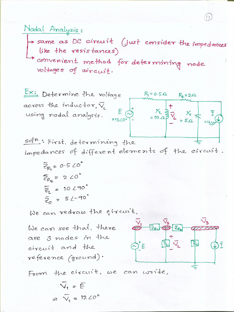 Lecture - 08 (Methods of Analzing AC Network) | PDF