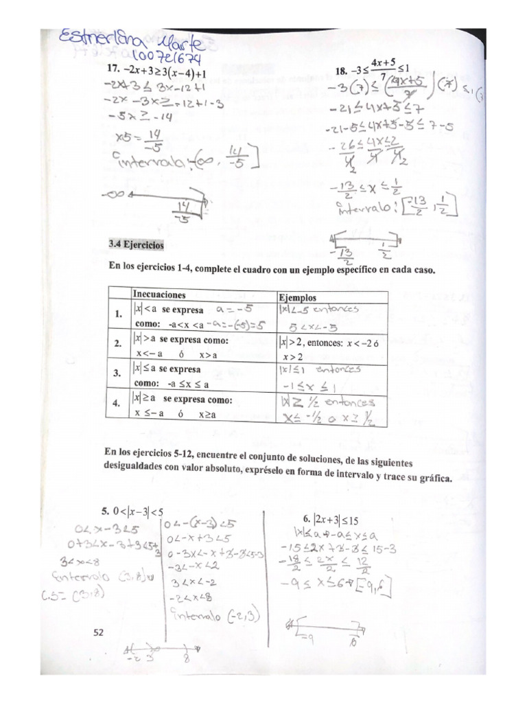 3.4 Ejercicios | PDF