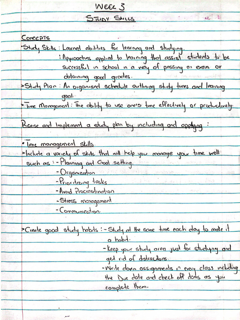 LO WEEK3 Notes+Activity | PDF