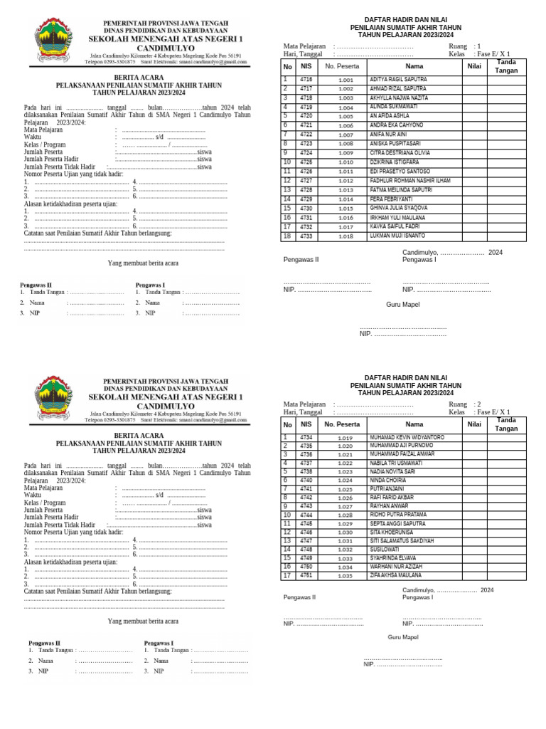 BADaH PSAT 2024 X | PDF
