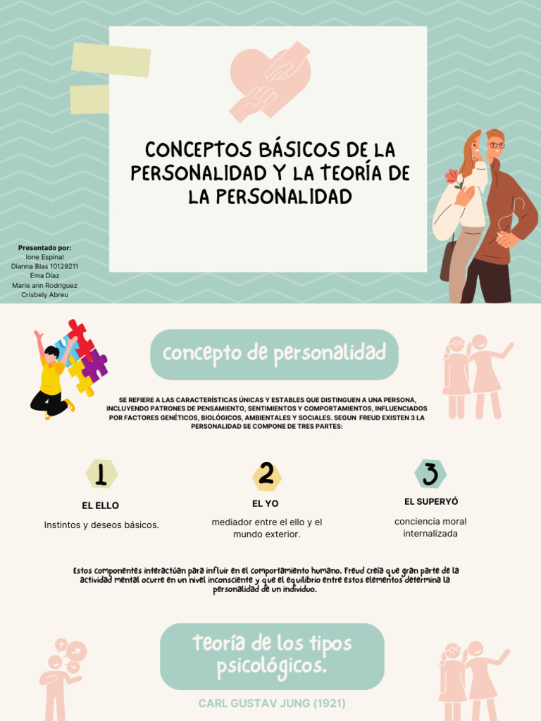 Conceptos y Tipos de Personalidad | PDF | Psicología de la personalidad ...