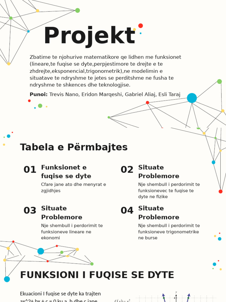 Funksionet Ne Jeten e Perditshme | PDF