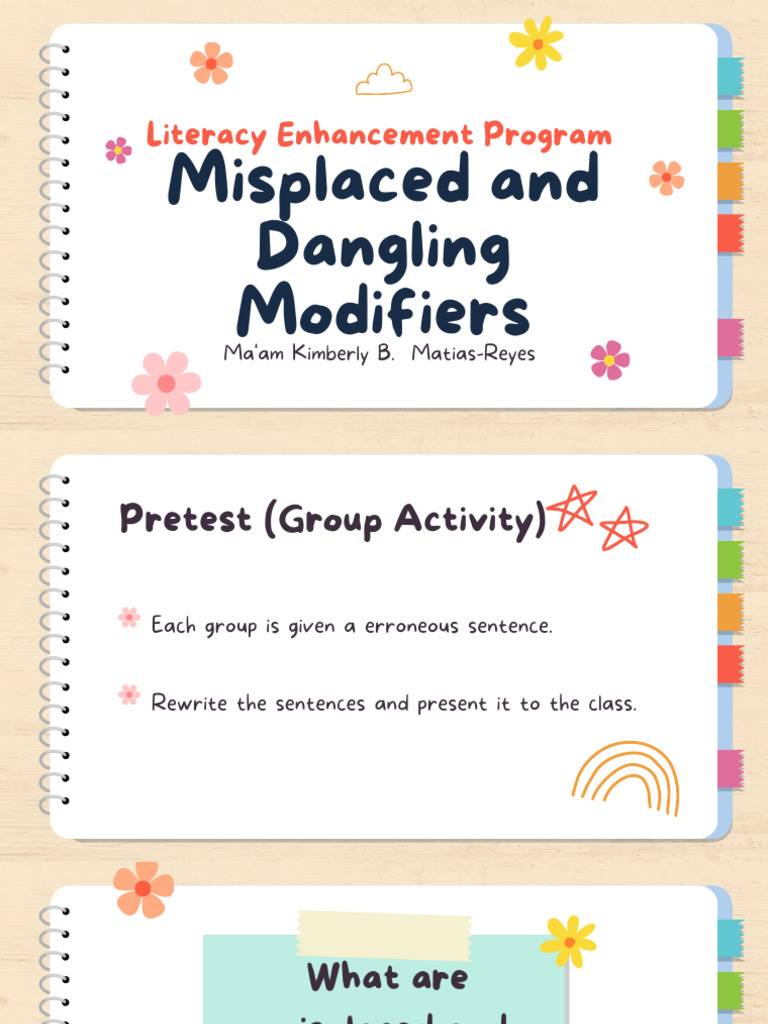 Lep3 Misplaced Dangling Modifiers - 20241020 - 032242 - 0000 | PDF ...