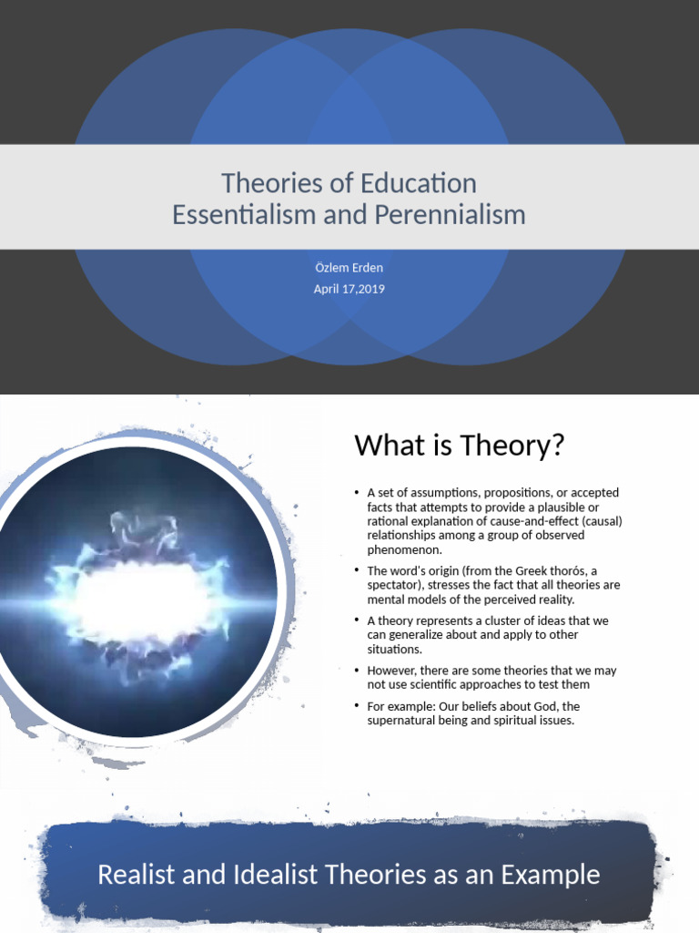 Essentialism and Education | PDF | Curriculum | Theory