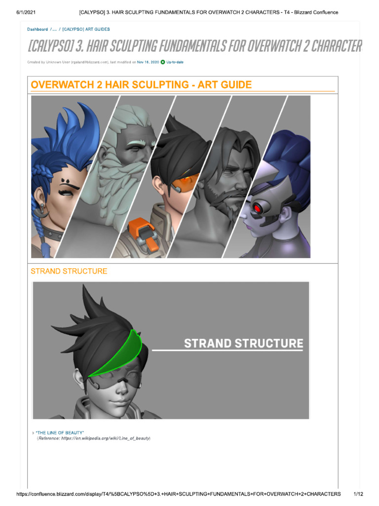 3 - Hair Sculpting Fundamentals For Overwatch 2 Characters | PDF