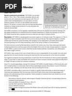 SCP Document Template | PDF