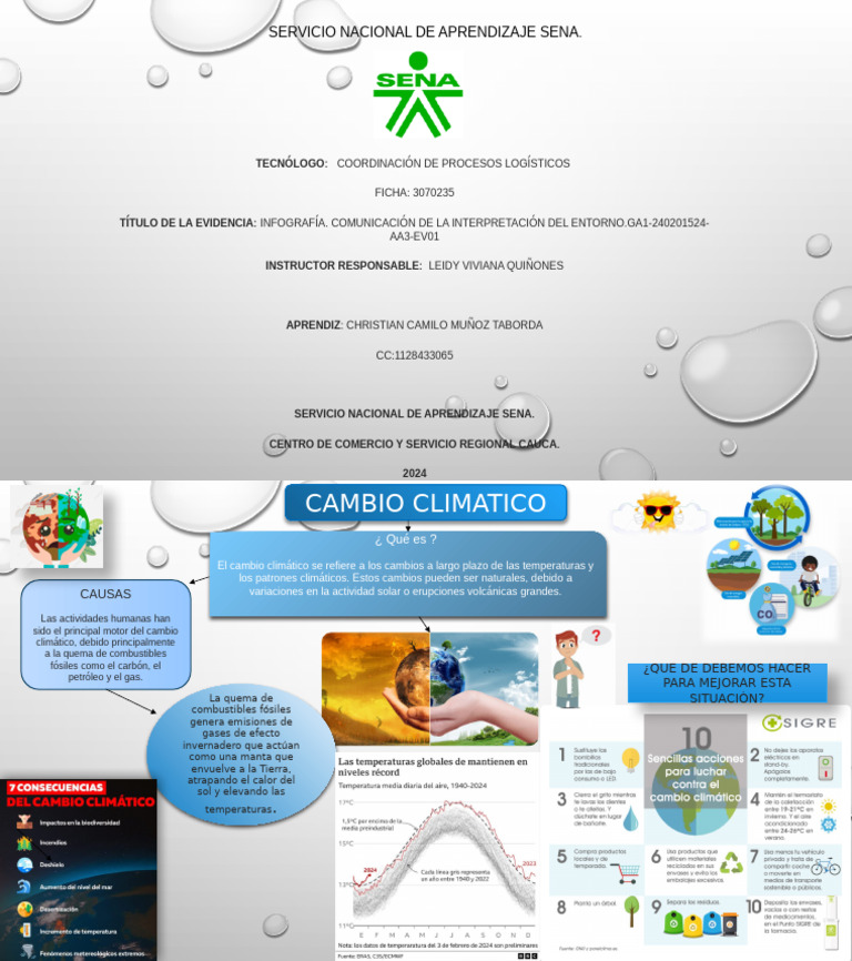 Infografía. Comunicación de La Interpretación Del Entorno - Ga1-240201524-Aa3-Ev01 | PDF